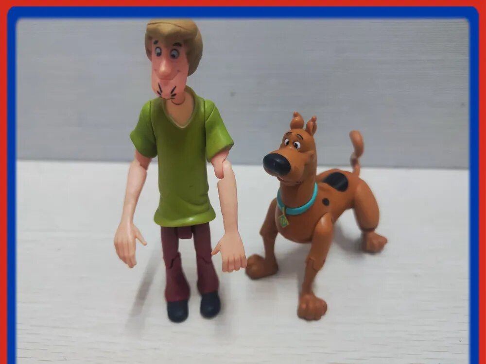 2 шт Фигурка Скуби Дуу SCOOBY-DOO Игрушки Figure Toy