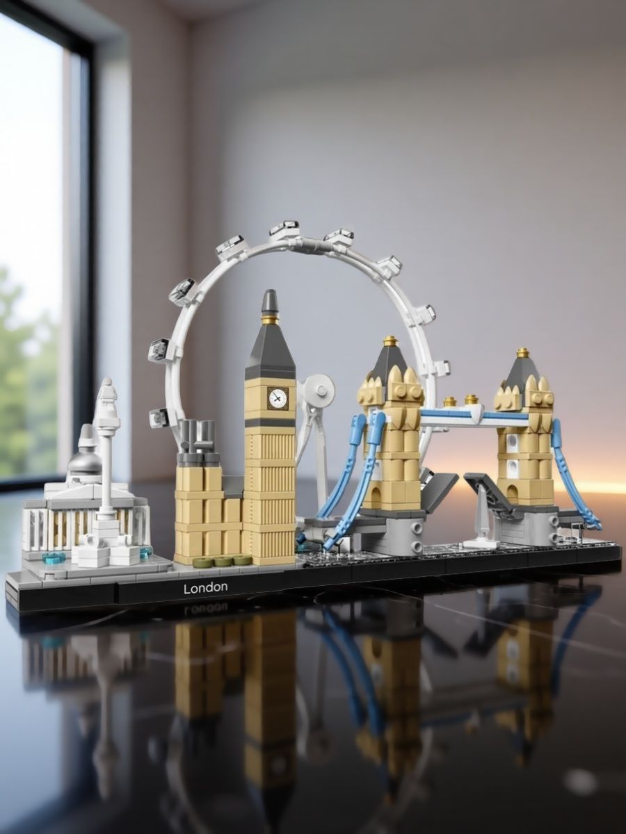 Конструктор Architecture London Skyline Collection 468 деталей Биг-Бен
