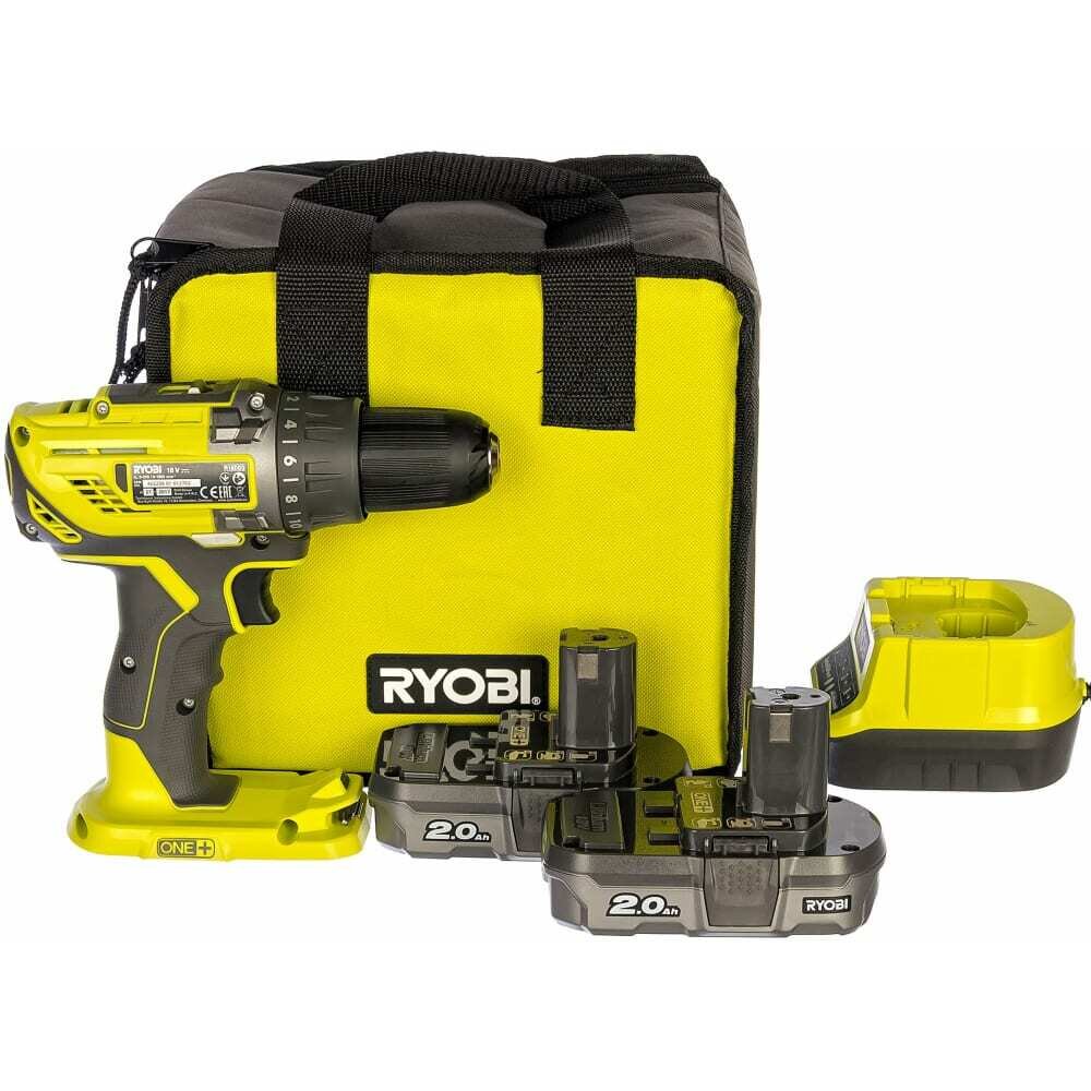 Дрель-шуруповерт Ryobi ONE+ R18DD3-220S 5133003348