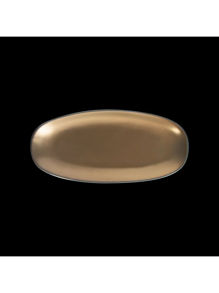 Блюдо овальное 9" (220х110 мм) фарфоровое Corone Luminare