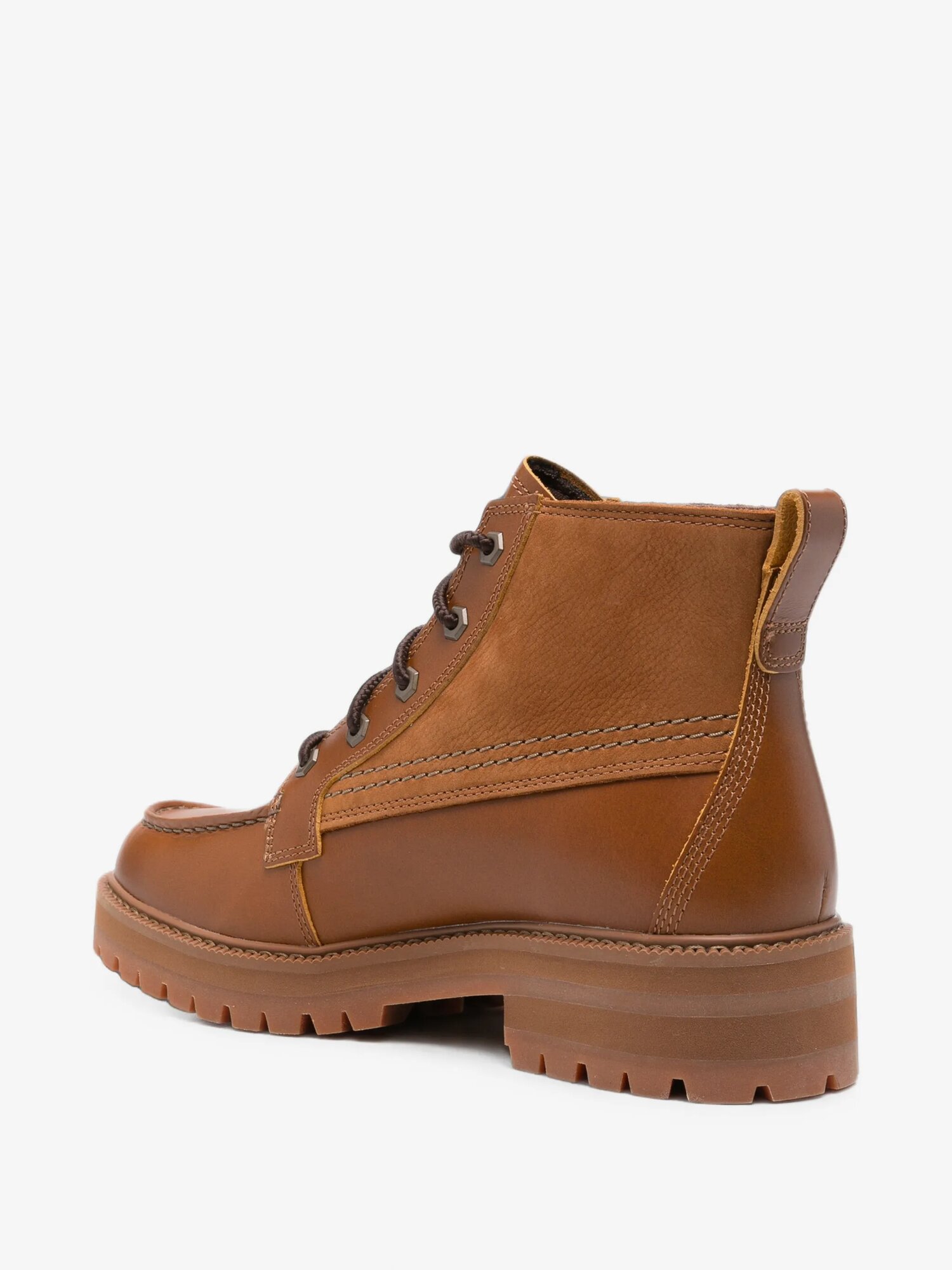 Ботинки Timberland Moc-toe lace-up boots, размер 11 US, коричневый — фото 1