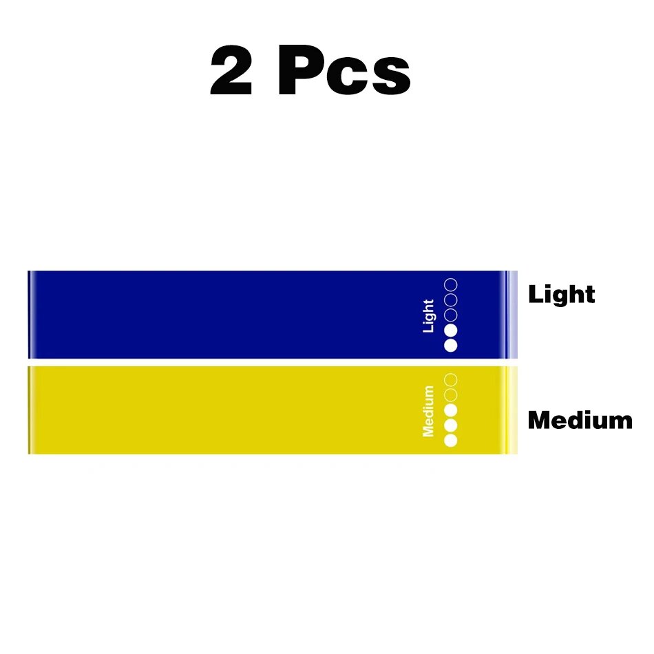 WOSWEIR Эспандеры для фитнеса Blue and Yellow