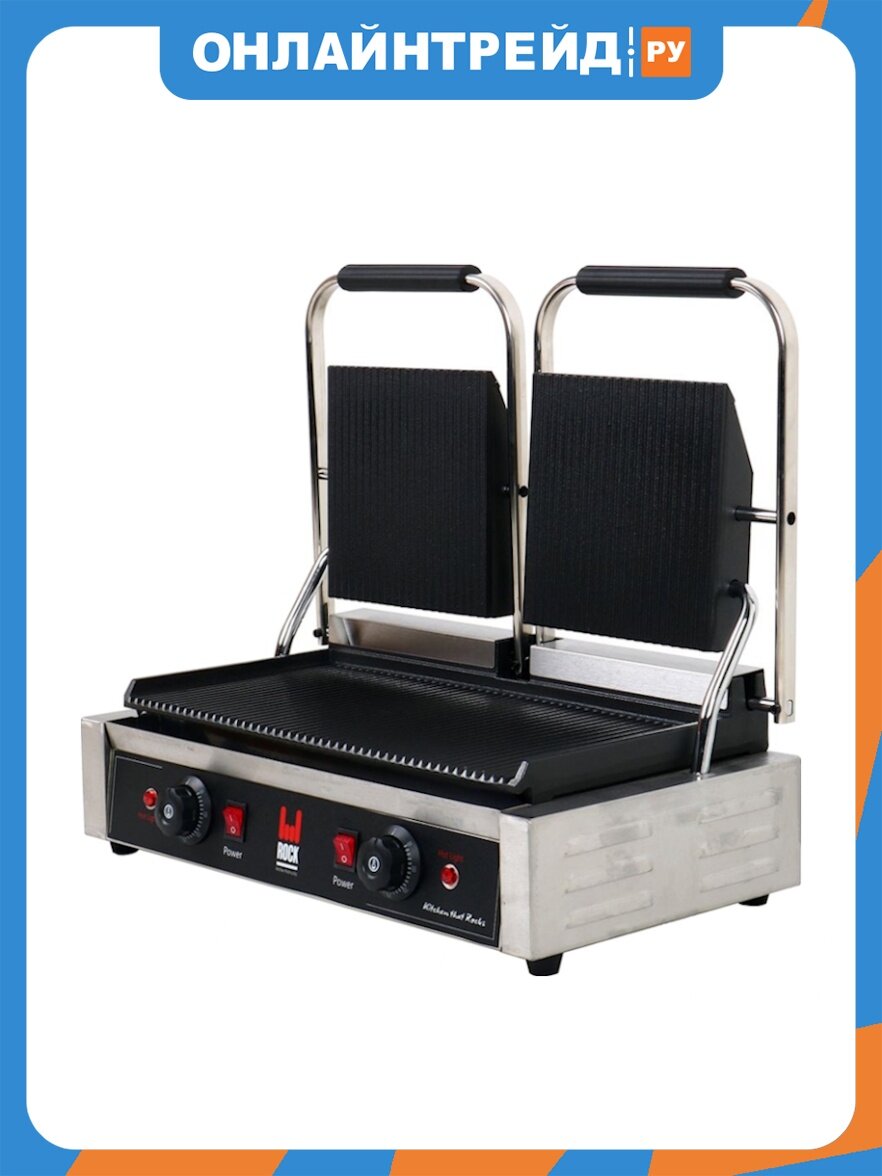 Контактный гриль Rock Kitchen RK-CG813-SS