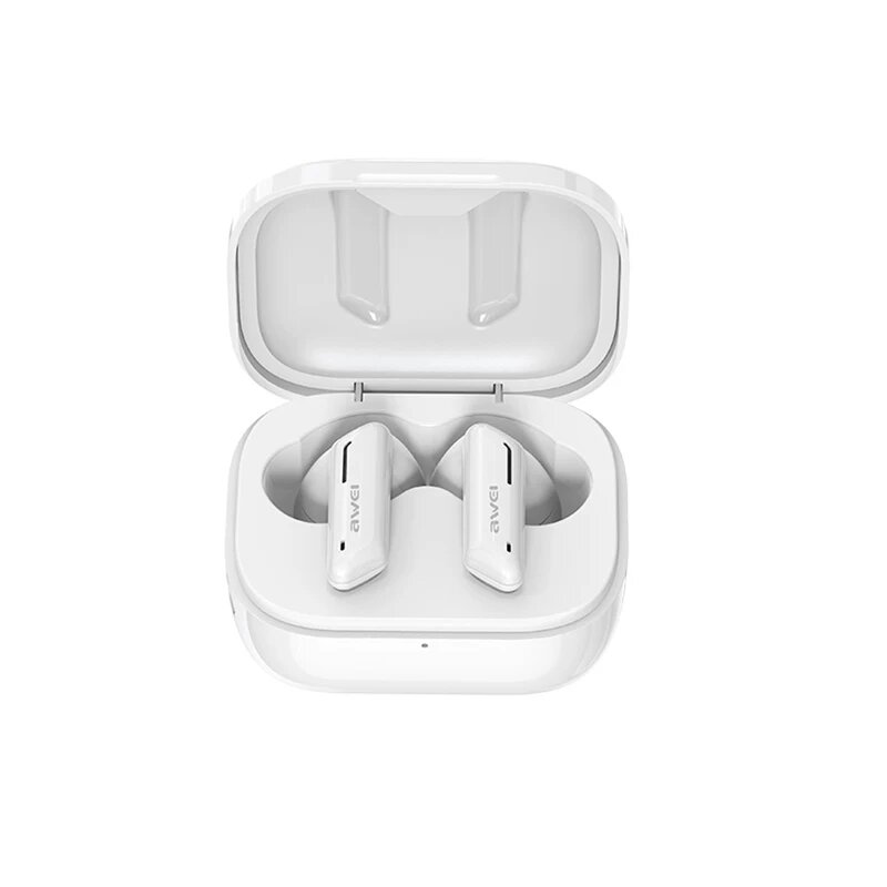 Awei T36 Истинно беспроводные наушники Bluetooth с вкладышами компактные для мобильных телефонов Белый