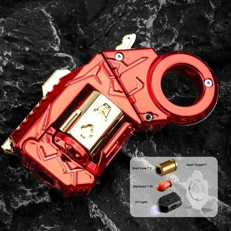 Металлический фиджет-роллер Guns Eject Красный, Red