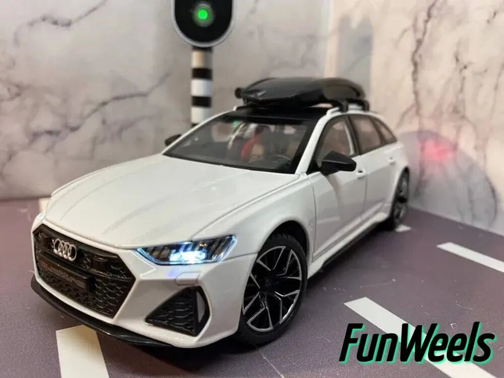 Детская игрушка металлическая Модель Ауди РС6 Авант ( Audi RS6 Avant ) / Масштаб 1:24