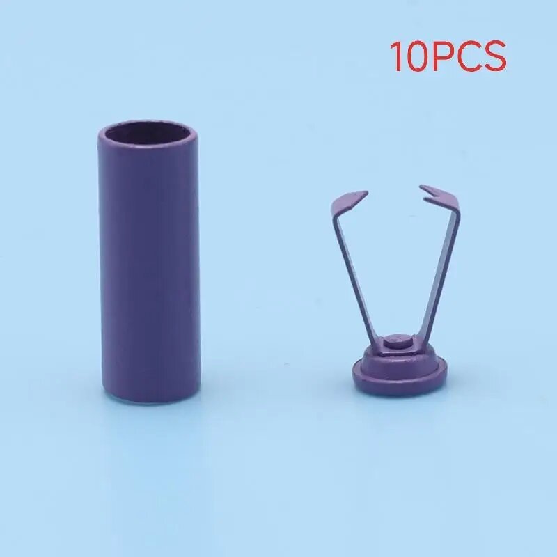 Фиолетовые стопперы для шнурков 10 шт. A20