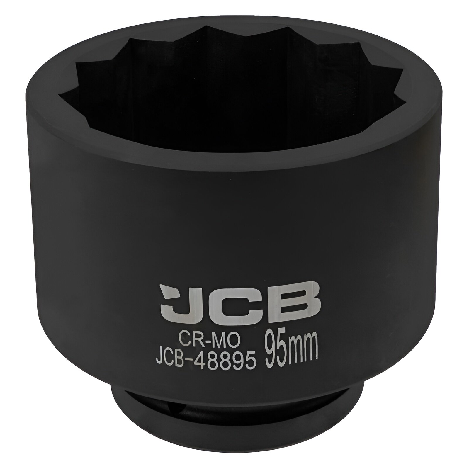 Головка ударная, посадочный квадрат 1", 95 мм JCB, 6-гранная