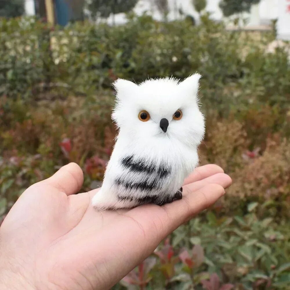 Плюшевая сова, белая, мягкая игрушка Owl
