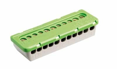 Клеммник винтовой PEK/S11 PE 5x16-6х6мм2 (зеленый) ABB 1SPE007715F0742