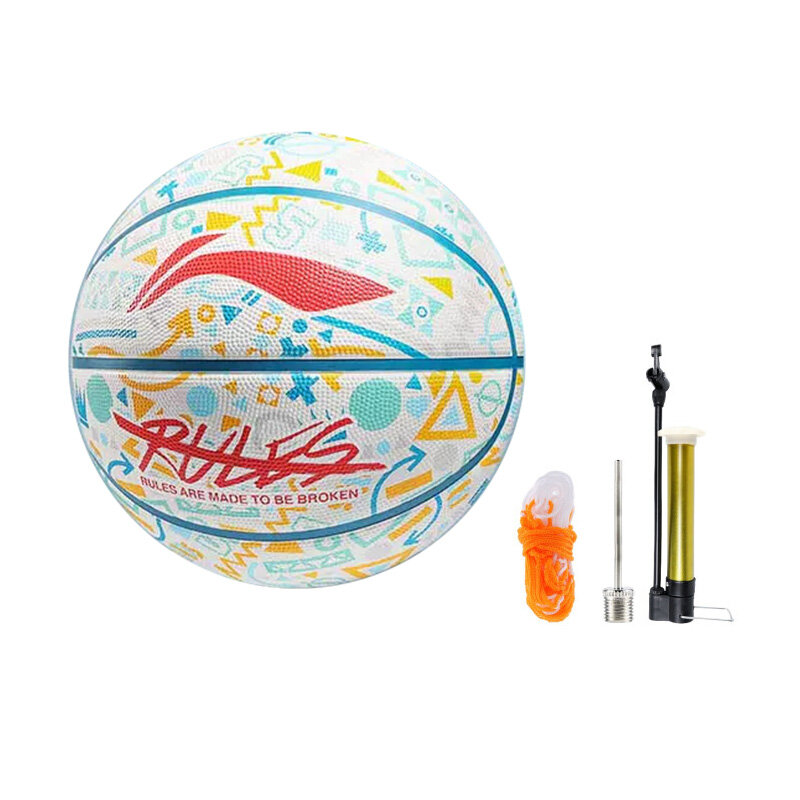Баскетбольный мяч унисекс Li Ning Rubber Ecru, 7 размер