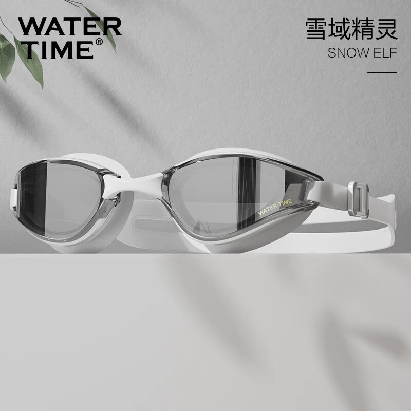 WaterTime Snow Spirit REVO Анти-туманные плавательные очки с черной большой шапочкой для 250 диоптрий