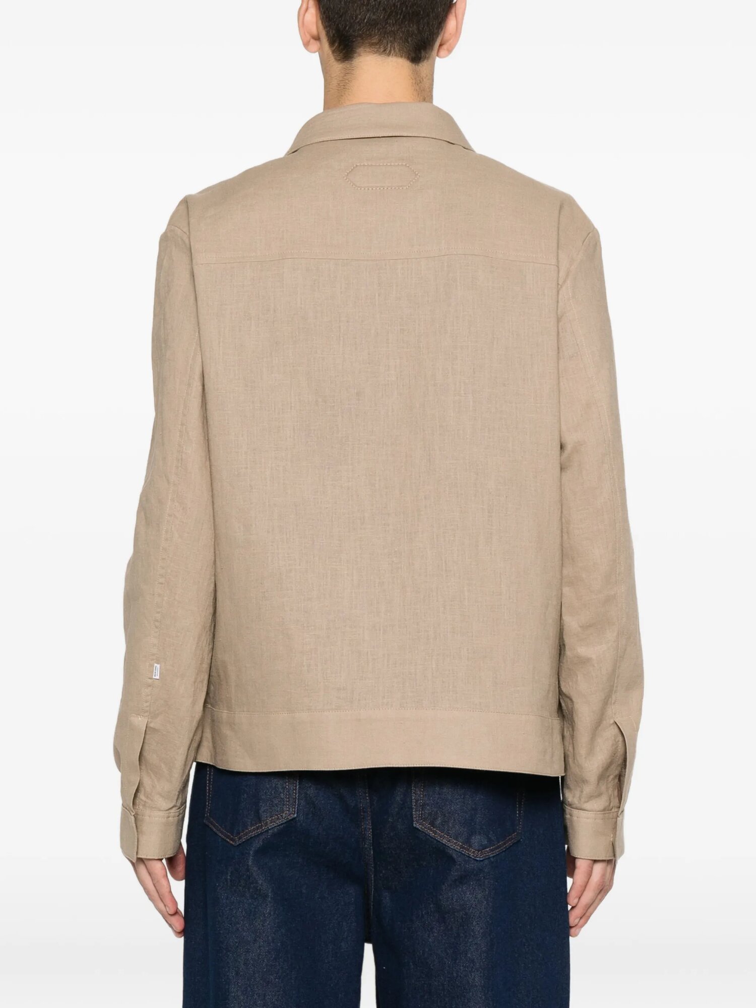 Куртка NEW YORK RESIDENT Flap-pocket button-up shirt jacket, размер 52, brown — фото 1