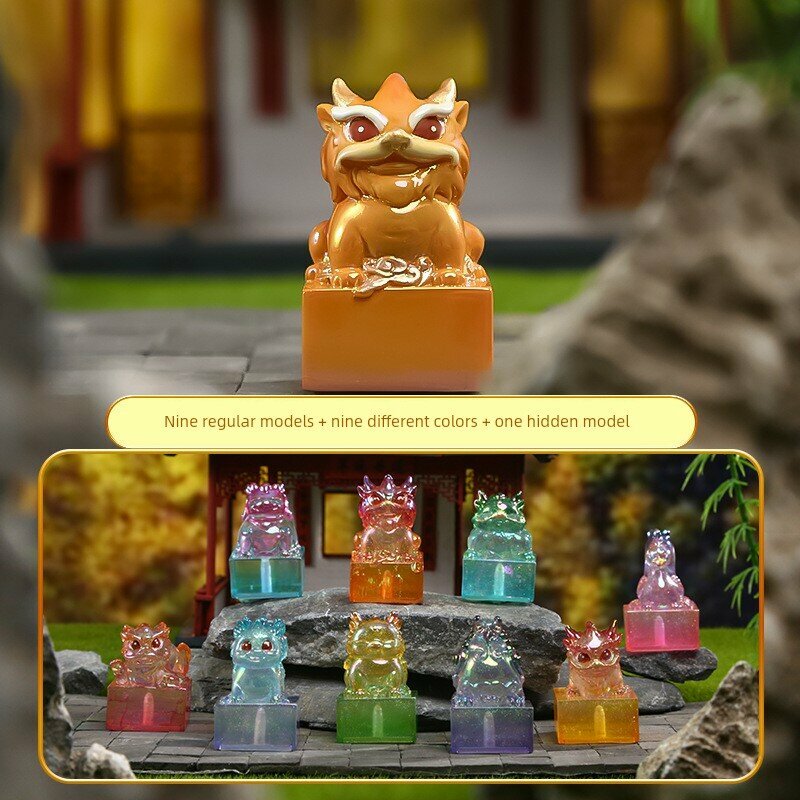 Русалка Хантон, рыба-клоун, слепая коробка, модная игрушечная фигурка, слепая коробка, милая глупая милая фигурка