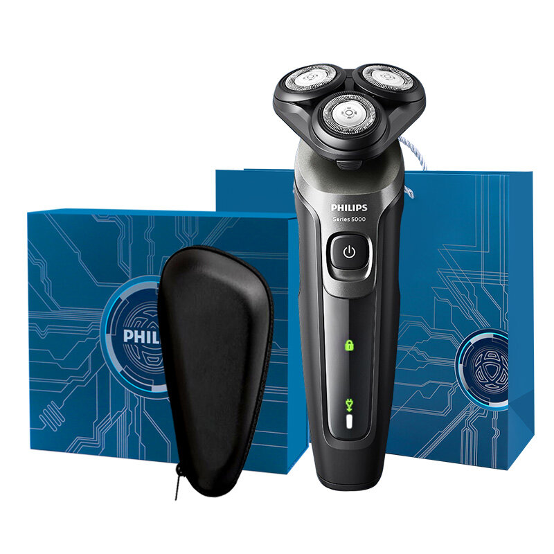 Электробритва мужская PHILIPS S5166, для сухого и влажного бритья