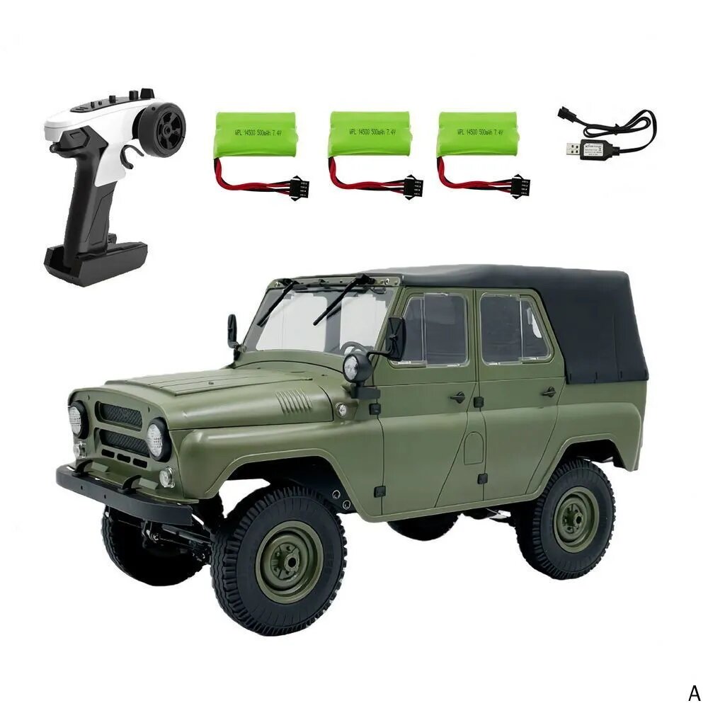 WPL C-94 4WD 1/12 УАЗ-469 Грузовик Рок Гусеничный Автомобиль с дистанционным управлением Детская игрушка