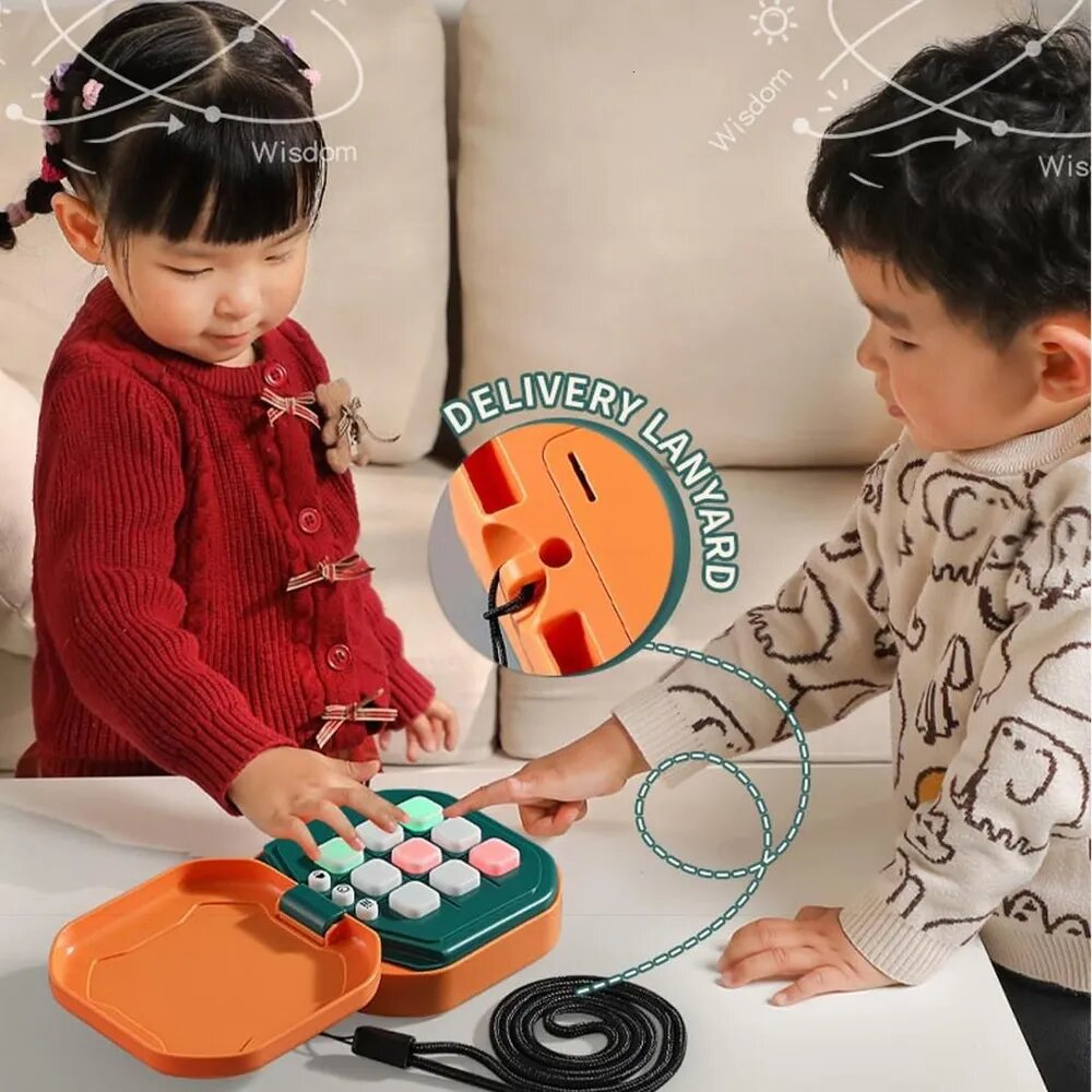 Интерактивный LED игровой стол с 5 уровнями сложности, Оранжевый
