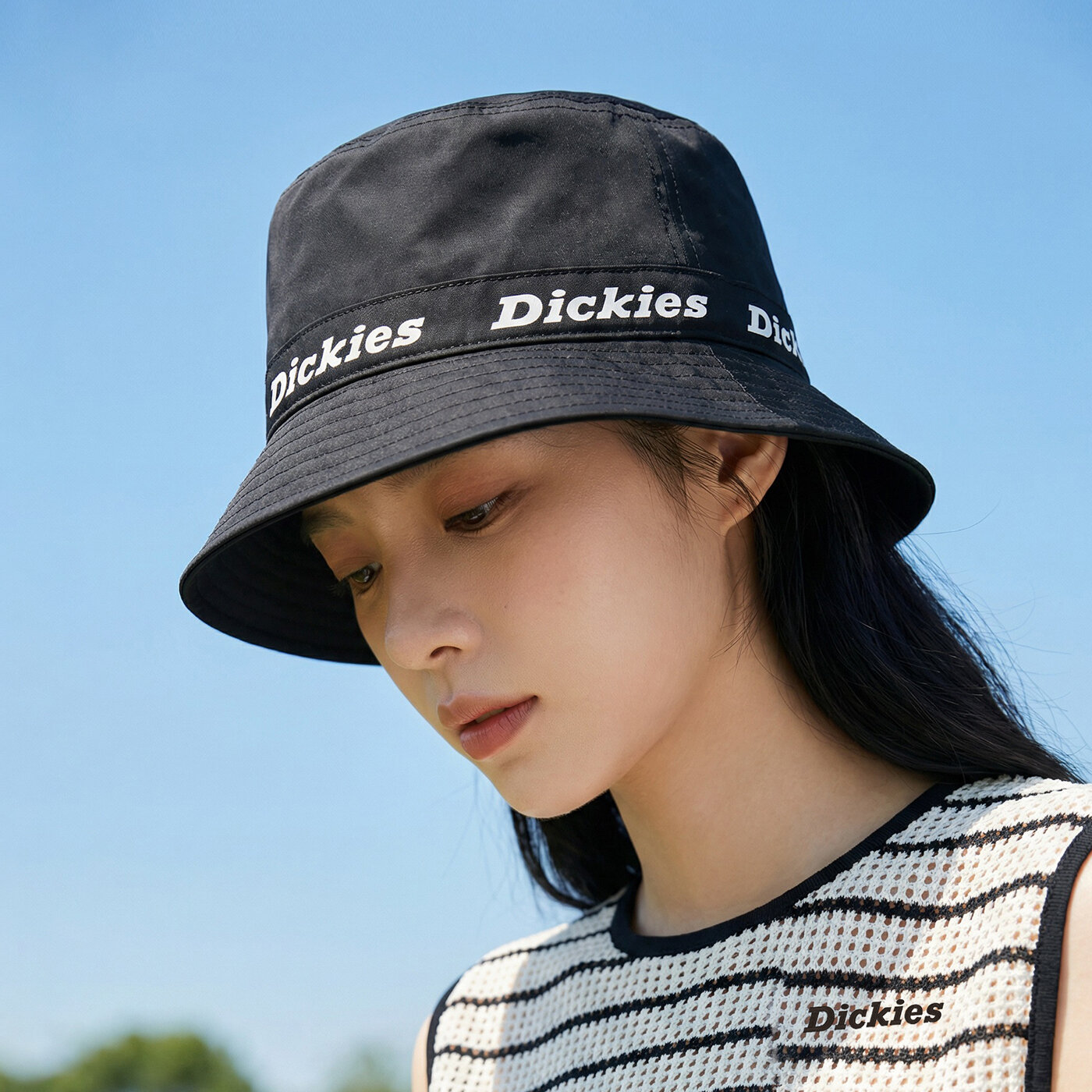 Шапка Dickies для мужчин, размер Один размер, черный/синий — фото 1