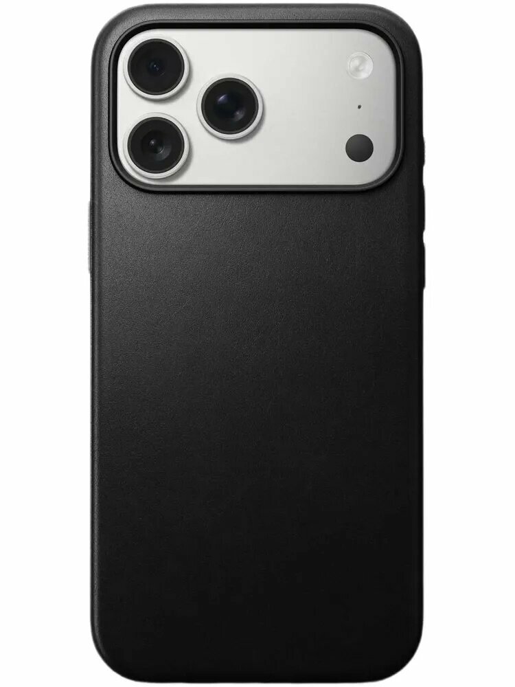 Кожаный чехол Nomad для iPhone 17 Pro Max с MagSafe, черный - защита и стиль