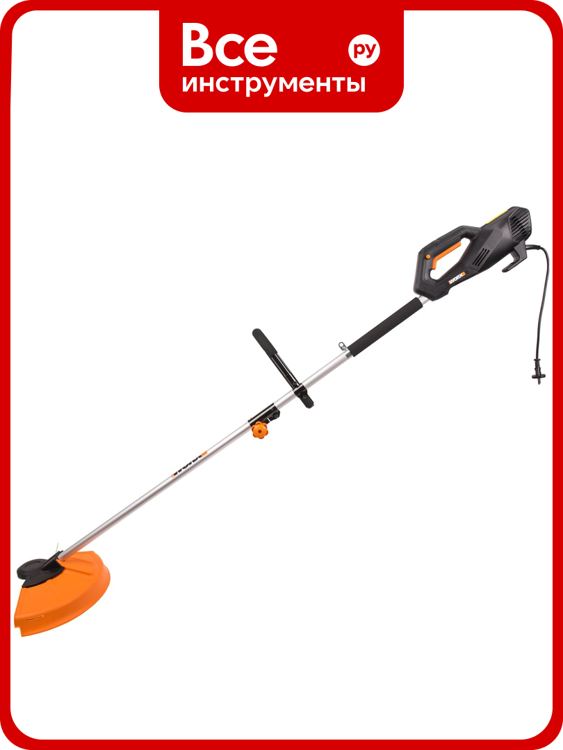 Электрический триммер WORX 38см, 1000Вт, нож 23 см WG111E