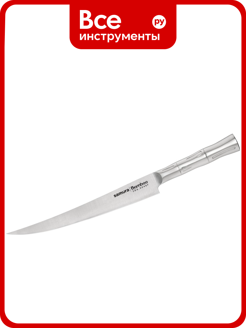 Кухонный нож Samura "Bamboo" филейный Fisherman, 224 мм, AUS-8 SBA-0048F/K