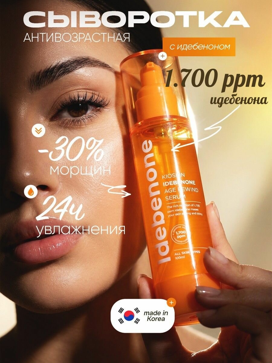 Сыворотка для омоложения антивозрастная IDEBENONE AGE REWIND, 100 мл
