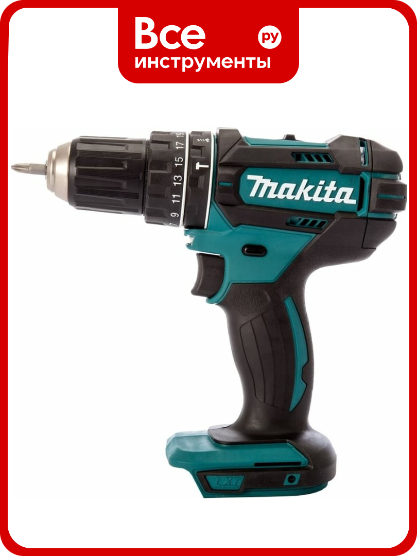 Аккумуляторная ударная дрель-шуруповерт Makita DHP482Z