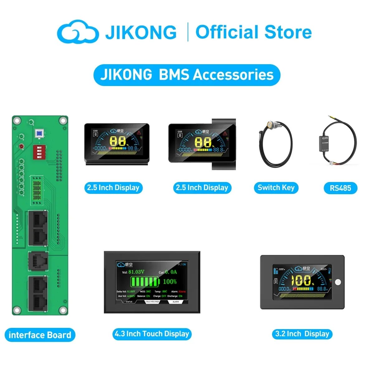 JIKONG 2.5 inch Display для BMS