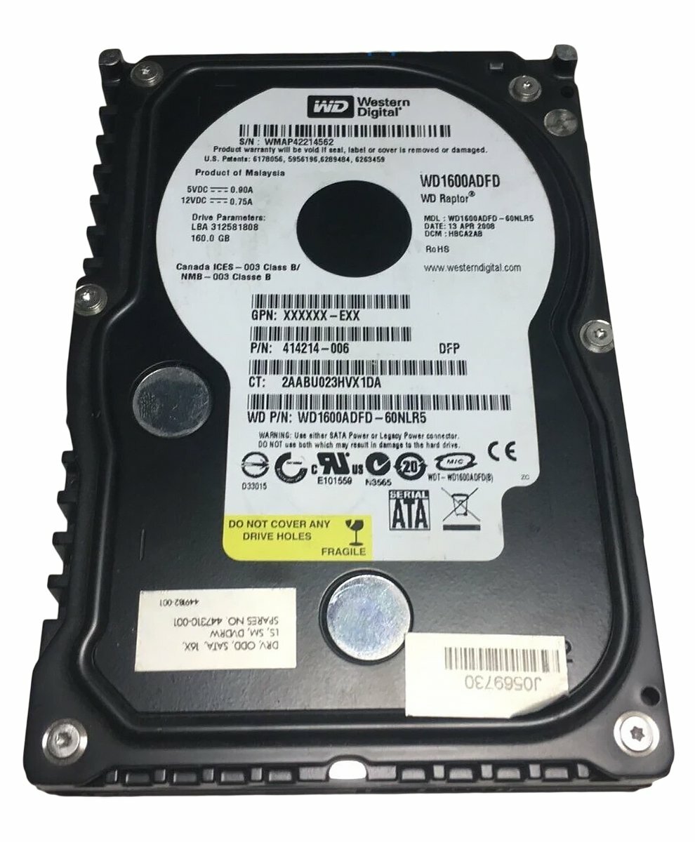 Жесткий диск HP 160Gb 10000 SATA 3.5" HDD 414214-006
