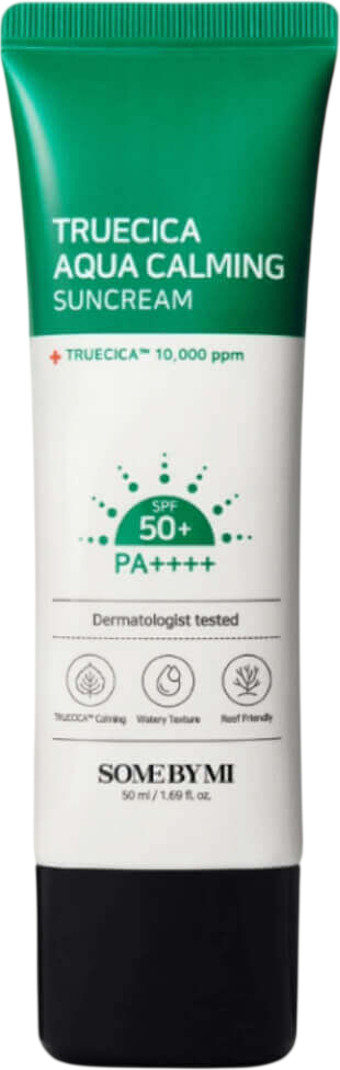 Some By Mi Успокаивающий солнцезащитный крем Truecica Aqua Calming Suncream 2*80ml