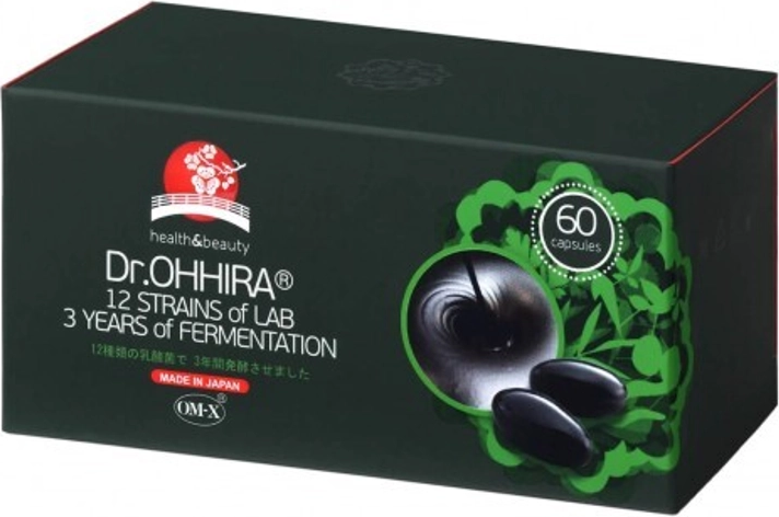 Dr. OHHIRA Ферментированный растительный комплекс (cинбиотик) OM-X №60 (60 шт.) 12 Strains Of Lab 3 Years Of Fermentation №60 30ml