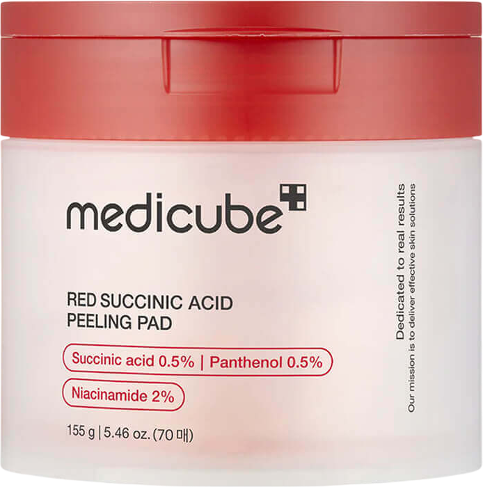 Medicube Отшелушивающие пэды с янтарной кислотой Red Succinic Acid Peeling Pad 7*2ml