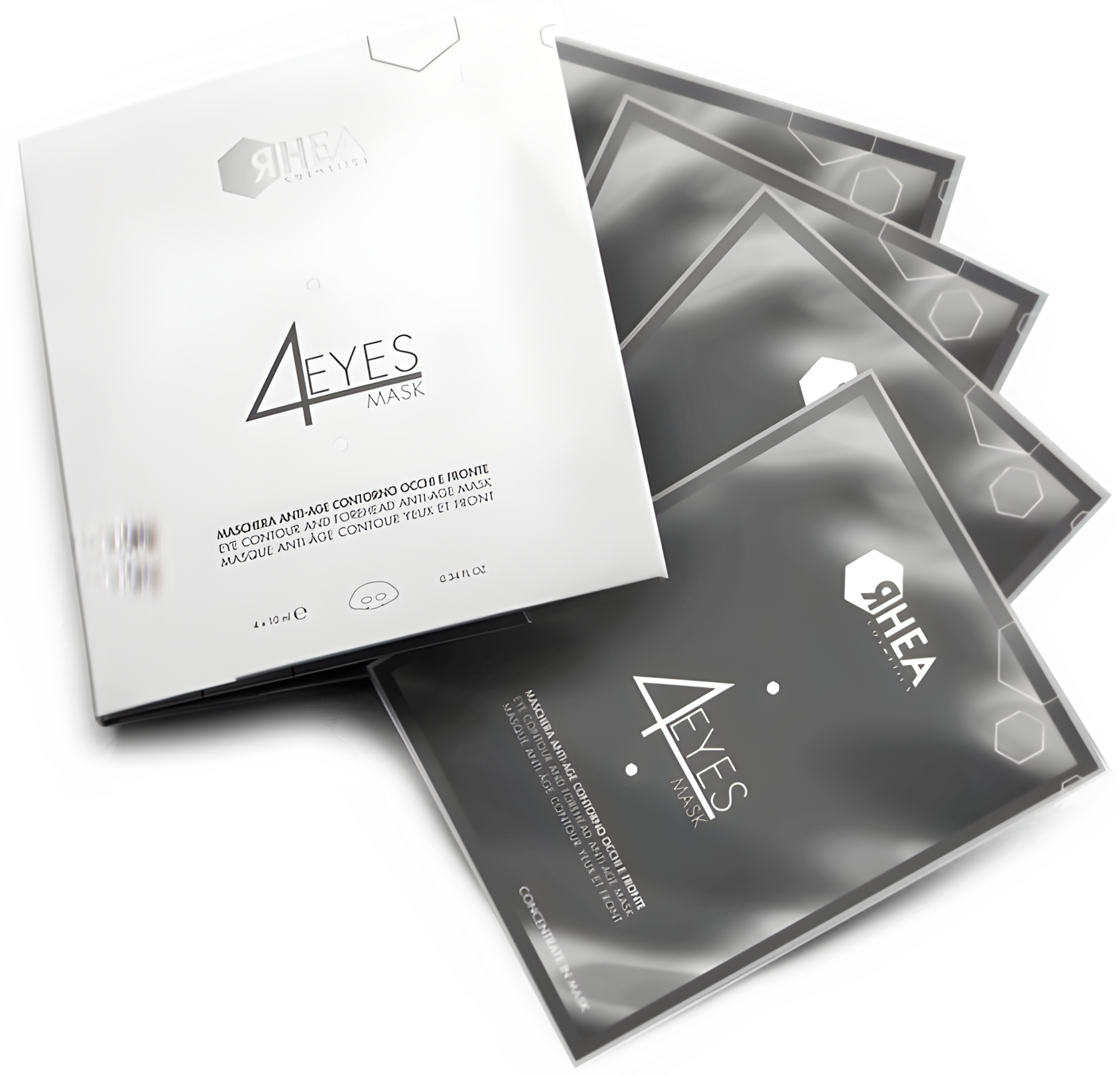 Rhea Cosmetics 4Eyes Mask Омолаживающая маска для контура глаз и области лба 4Eyes Mask 15*15g