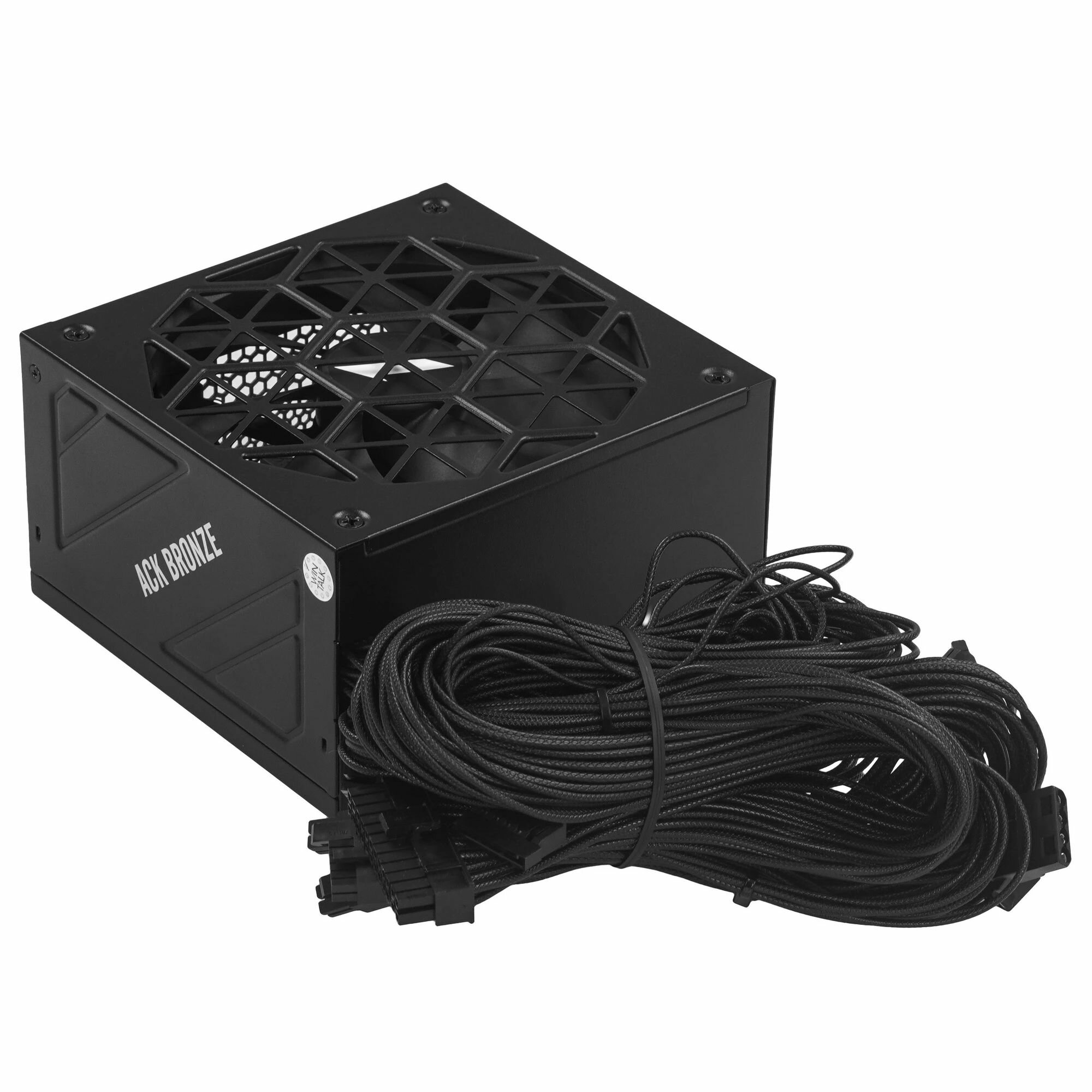 Блок питания 1STPLAYER ACK BRONZE 80 Plus Bronze (HA-750AA2) черный - ATX 20+4 пин, 4 pin + 4 pin x2 CPU, 4 SATA, 3 x 6+2 pin, 12V-2x6 PCI-E