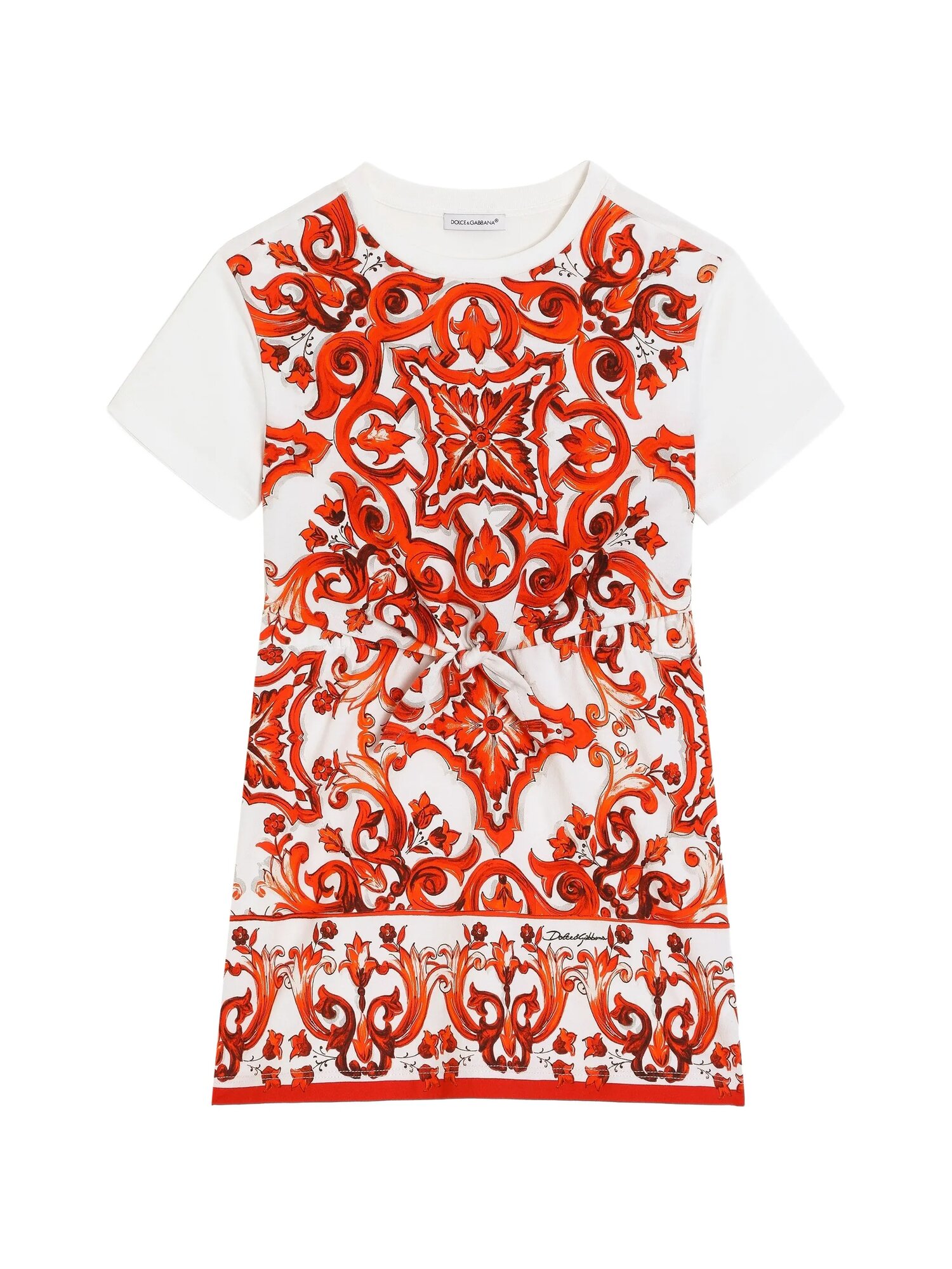 Платье Majolica-print jersey dress