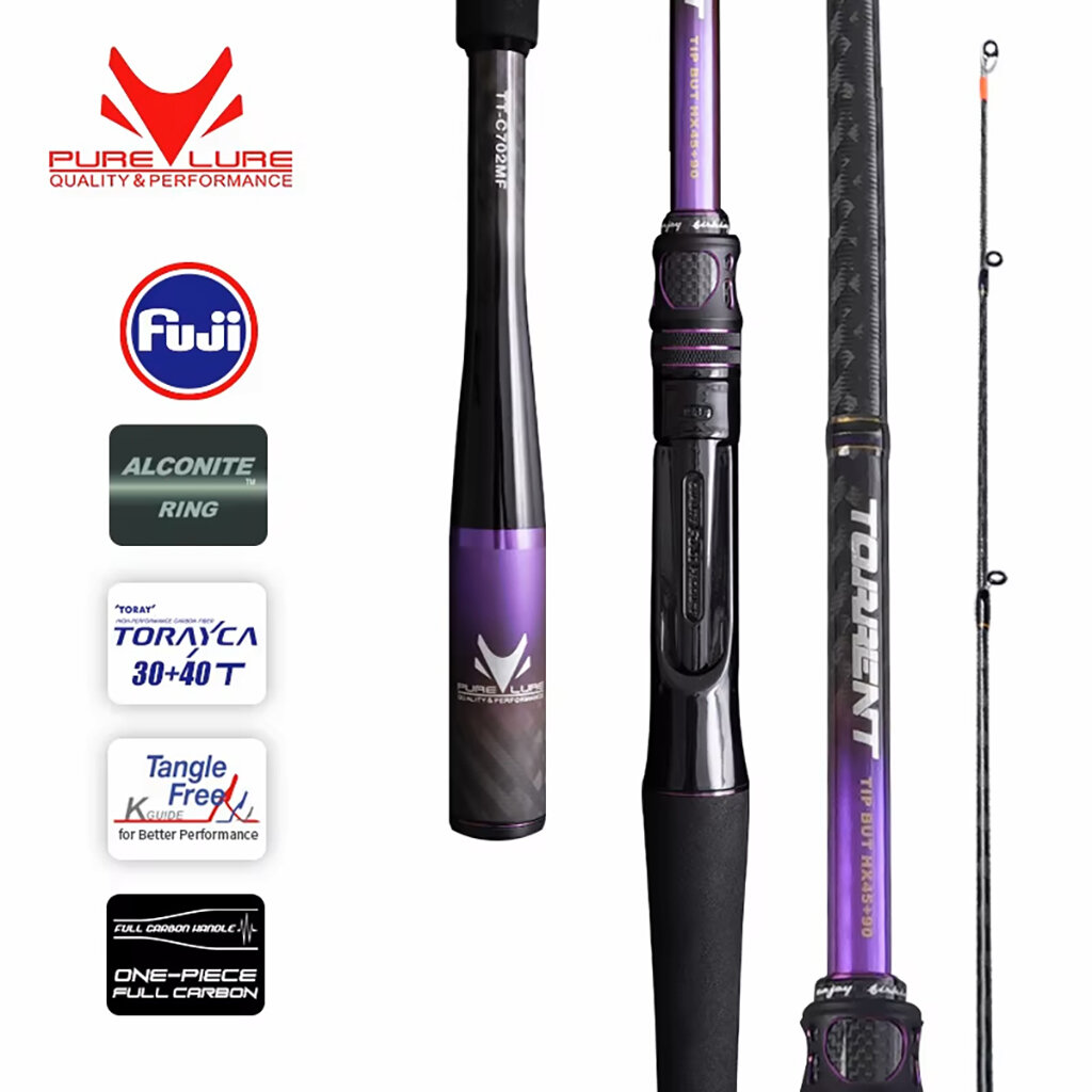 TT-C762MF purple Кастинг purelure TORRENT рабочая длина: 228см до 32гр