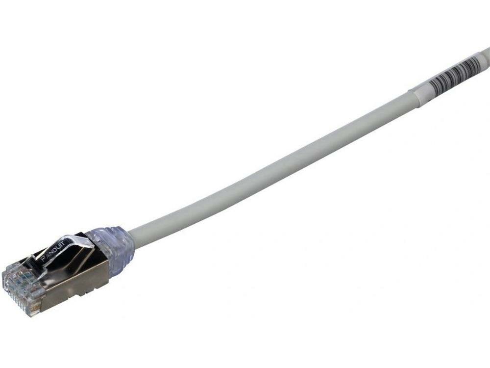 Патч-корд Panduit STP28X7MIG F/UTP вилка RJ-45-вилка RJ-45 кат.6А 7м серый CM/LSZH