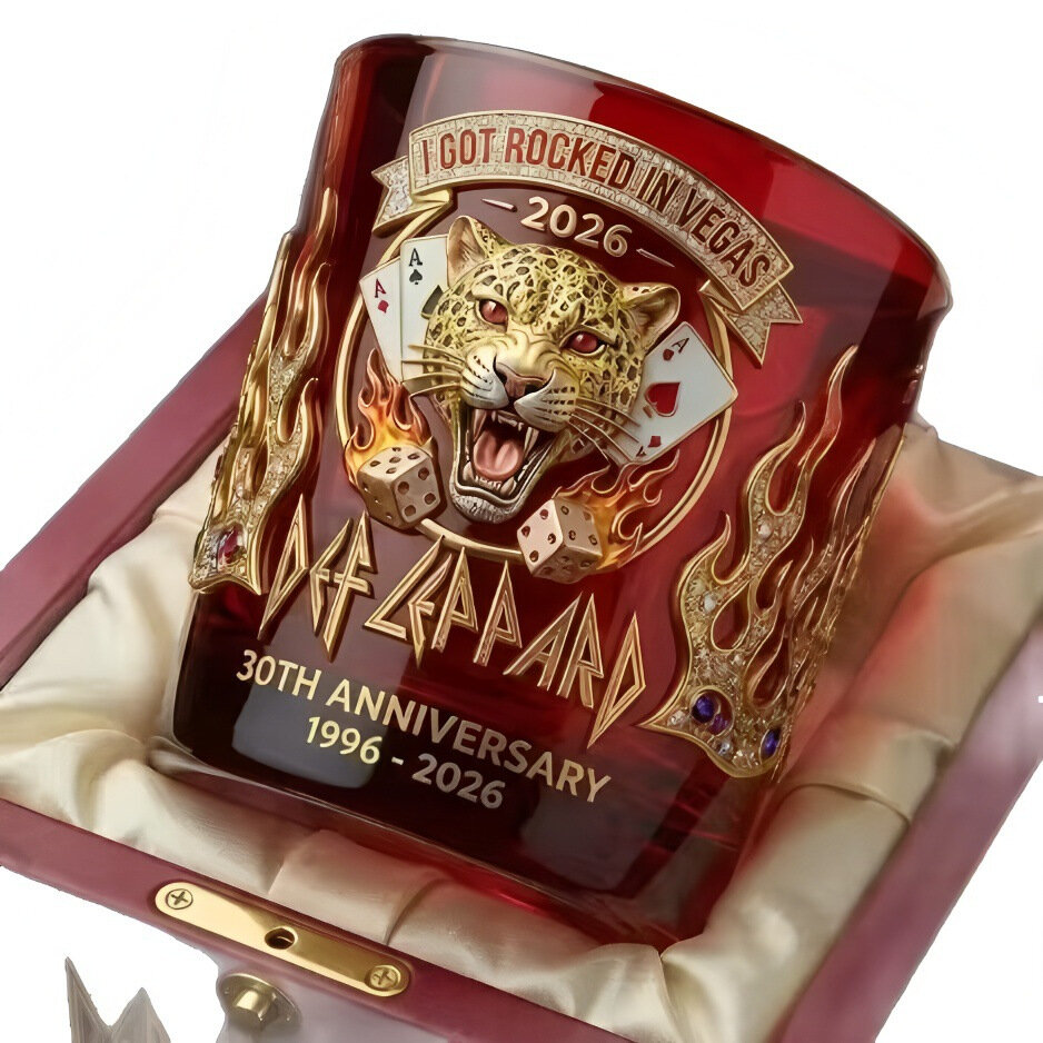 Whiskey Стекло, 300 мл Стекло, Def Leppard, Поверхность плоская, не объемная