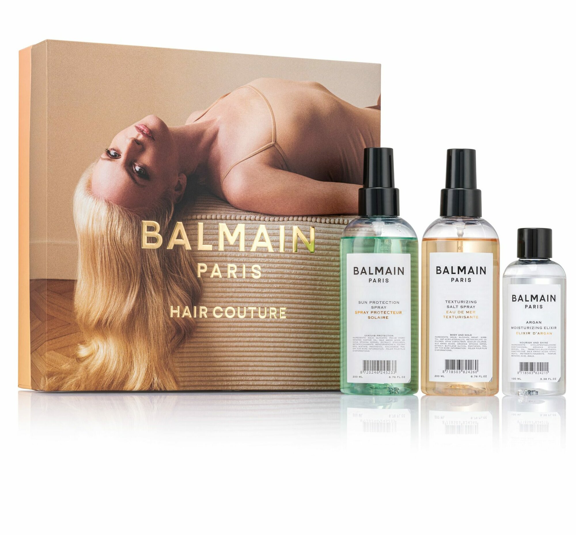 Balmain Лимитированный набор для защиты и укладки "Муза весны" Hair Couture Muse Du Printemps Kit 300g