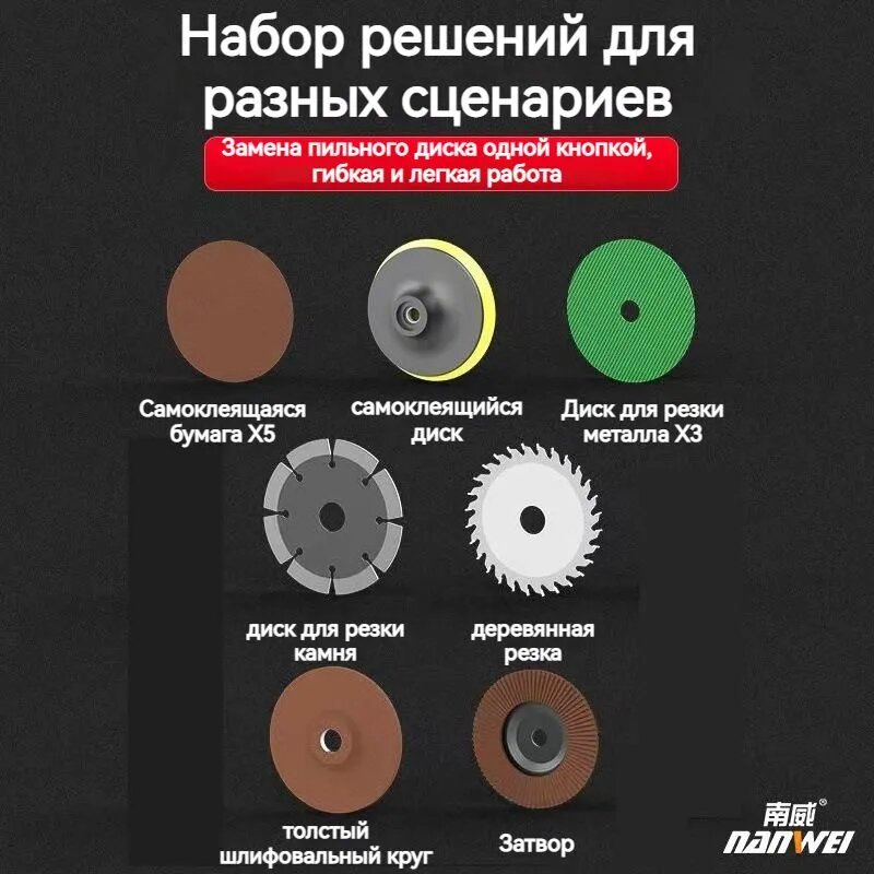 NANWEI Круг шлифовальный 100