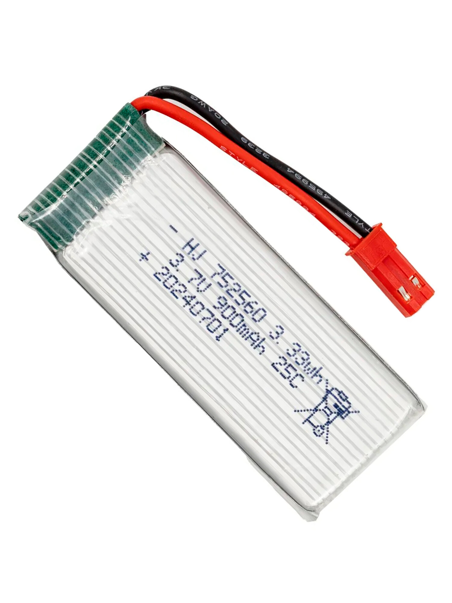 Аккумулятор для квадрокоптера RC Drone 8807, 8807W (3.7V 900mAh)