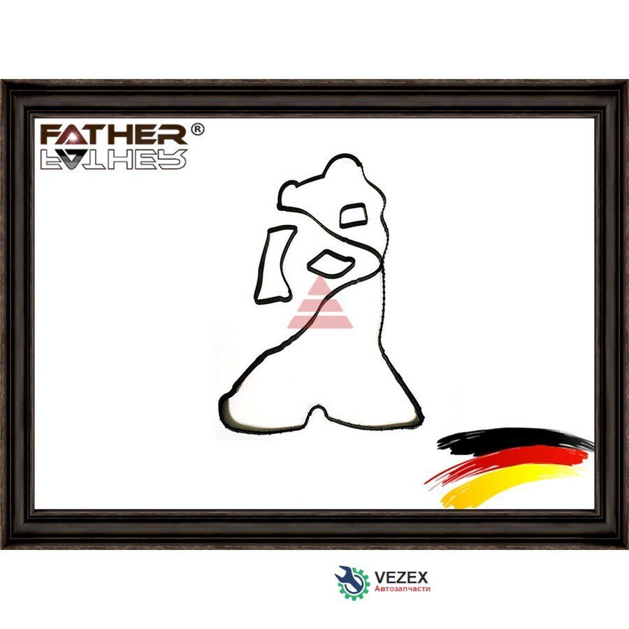 FATHER F00166S01 Уплотнение крышки клапанов