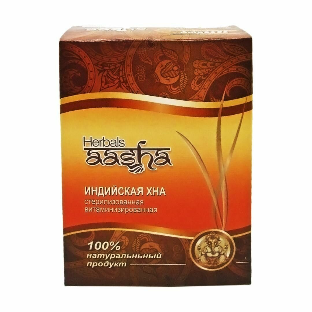 Aasha Herbals Хна натуральная Natural henna, 80 г