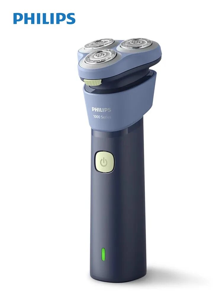 Philips Электробритва S1886/02, черный, голубой