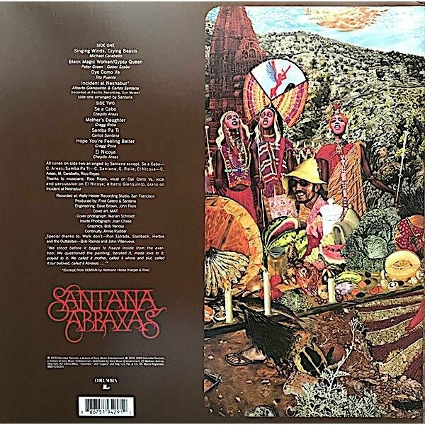 Виниловая пластинка SANTANA - ABRAXAS