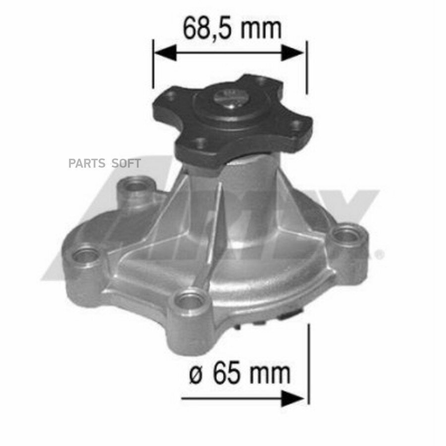 Водяной насос от официального дистрибьютора, AIRTEX, артикул 1551