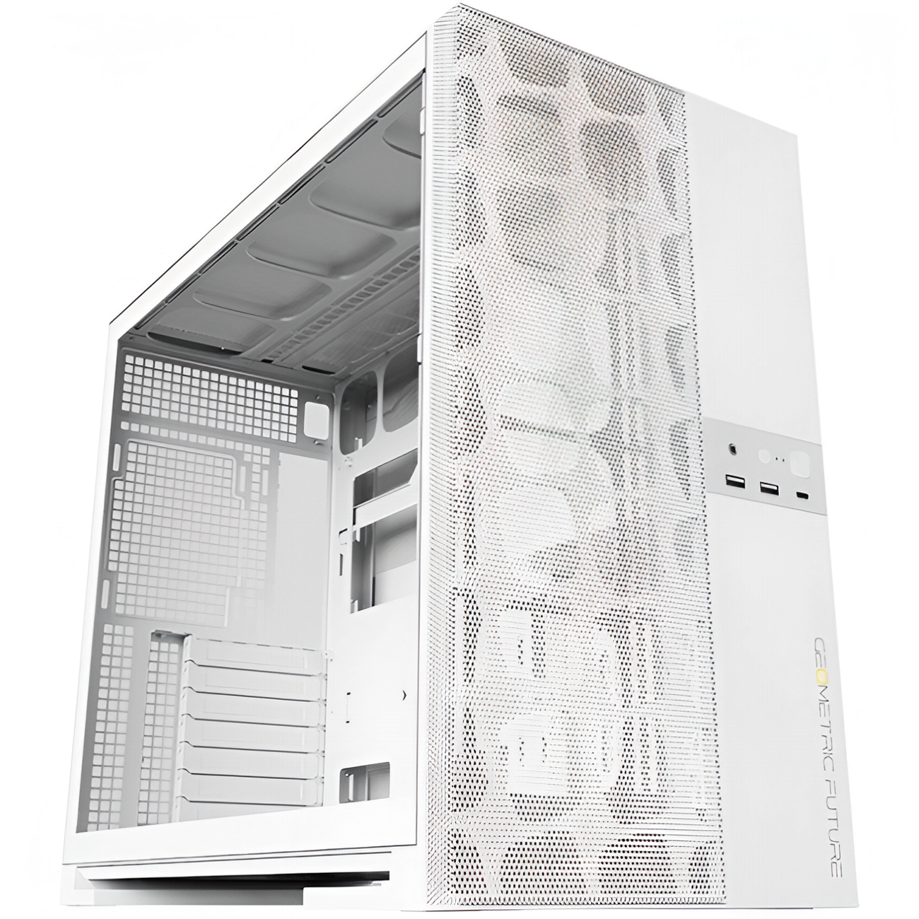 Корпус Midi-Tower Geometric Future Model 5 Vent, E-ATX, белый (1AM5VTWT00100)