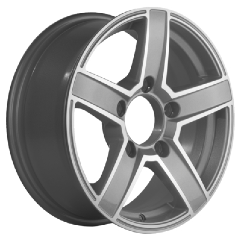 Диск колесный Khomen Wheels KHW1614 (Niva 4x4) 6,5x16 5x139,7 Dia98.5 ET40 цвет F-Silver-FP