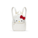 Сумка Sanrio, фактура пэчворк, белый,