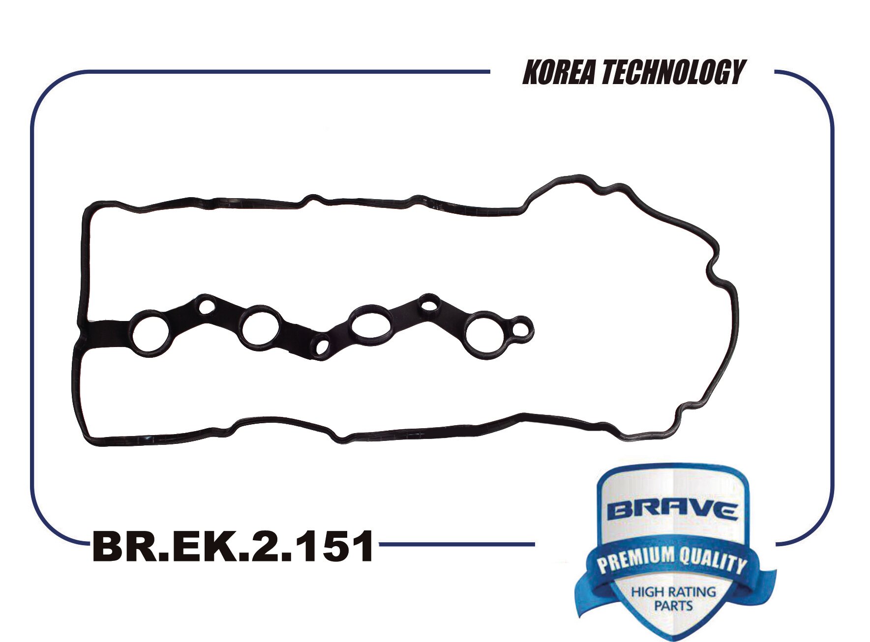 Прокладка клапанной крышки 1035A583 BR. EK.2.151 MITSUBISHI Outlander III LancerxBRAVE BREK2151